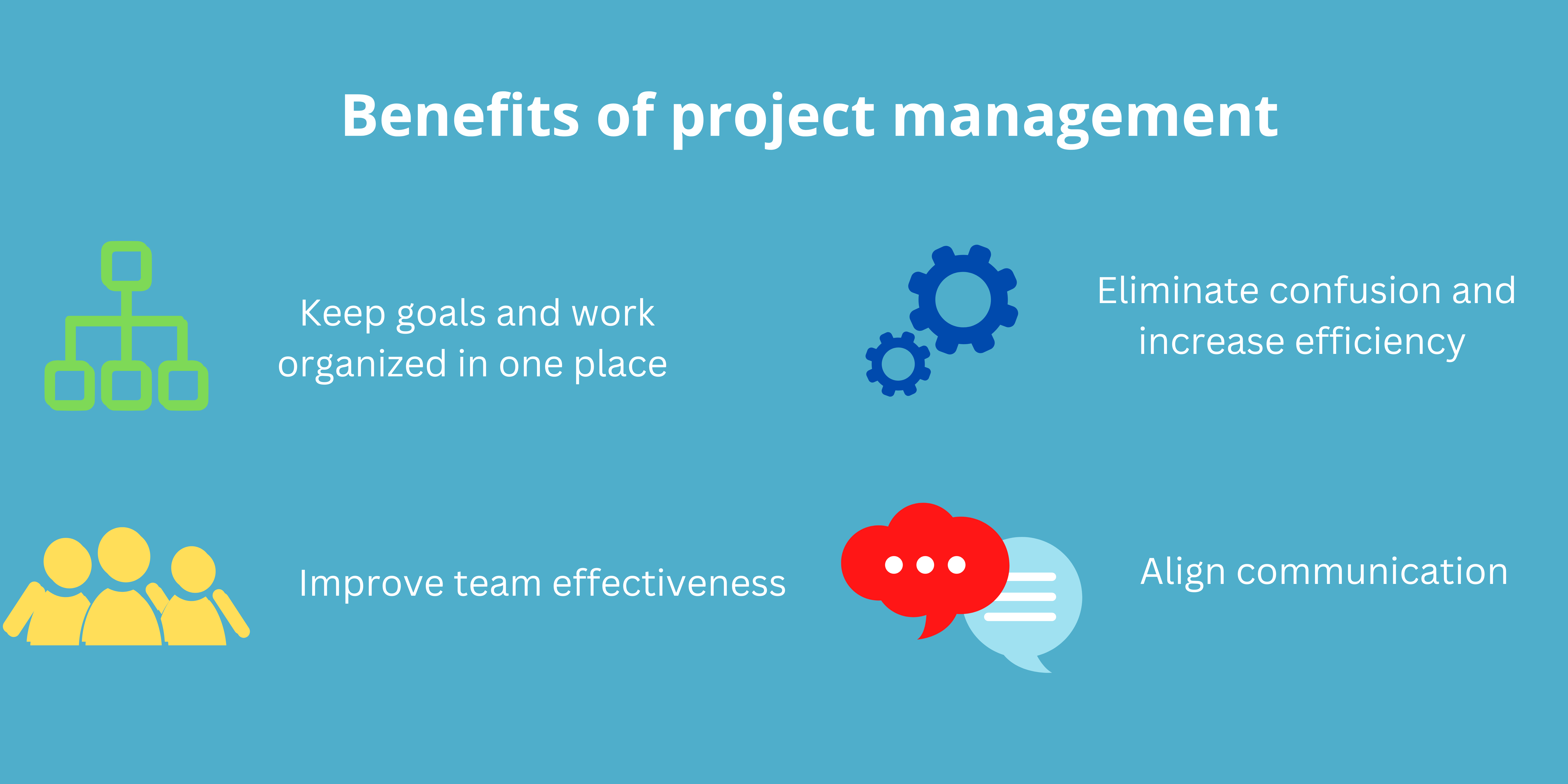 Find out more about project management and the benefits it brings!